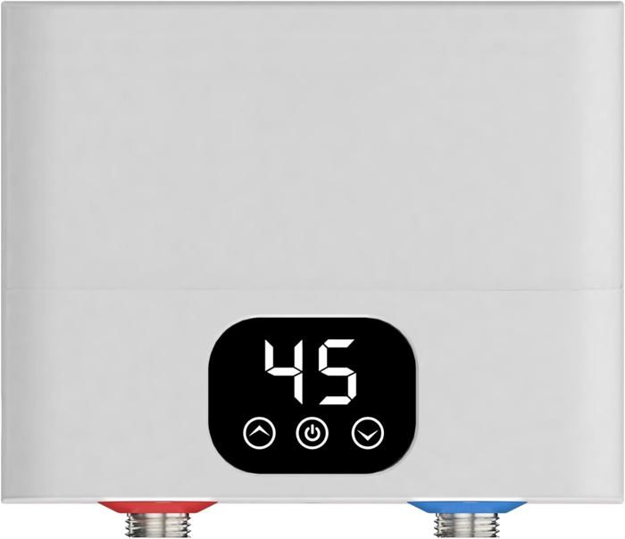 Chauffe-Eau Électriques 220V 5500W Mini Chauffe-Eau Instantané Avec Affichage De La Température ...