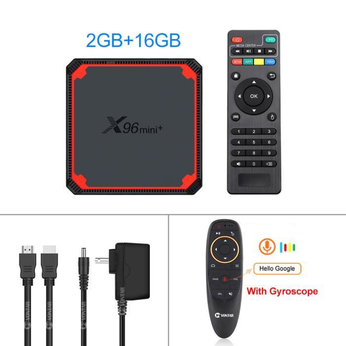 2G 16G V10 - boîtier Smart TV X96 Mini Plus, Android 9.0, Amlogic ...