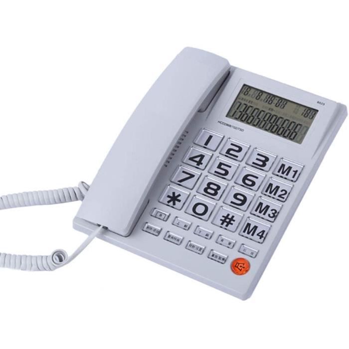 Téléphone LCSHAN Fixe sans Fil créatif Pratique sans Fil Fixe Fixe Fixe ...