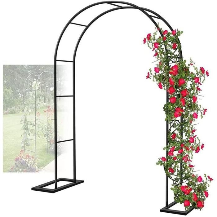 Arche De Jardin en Métal Robuste avec Arche Tubulaire pour Roses ...