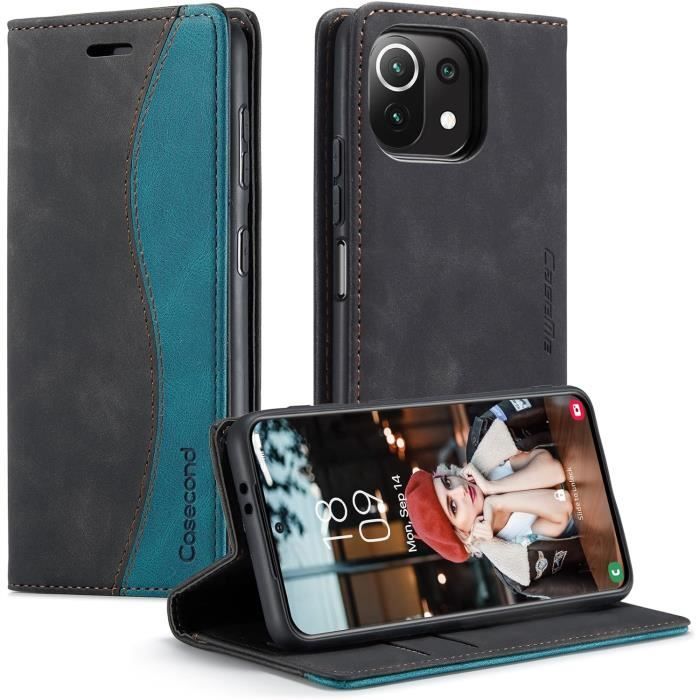 Coque Pour Xiaomi 11 Lite 5G Ne-Xiaomi Mi 11 Lite 4G-5G Coque En Cuir ...