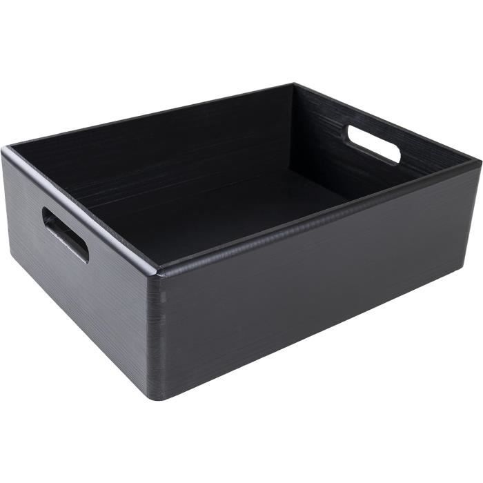 Caisse Bois Rangement Blanc | 40 X 30 X 13 Cm (+-- 1Cm) | Boîte De ...