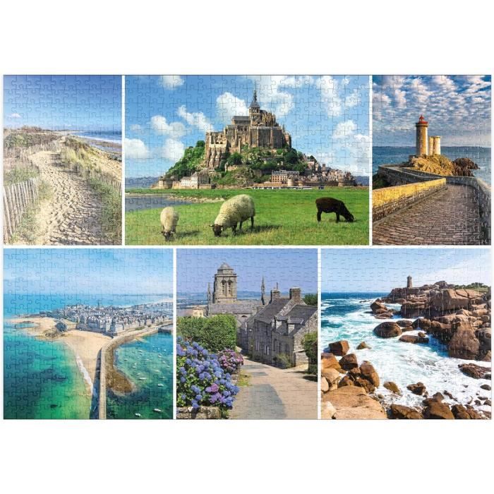 Bretagne - Mont Saint Michel, Saint Malo Et Locronan - Premium 1000 ...