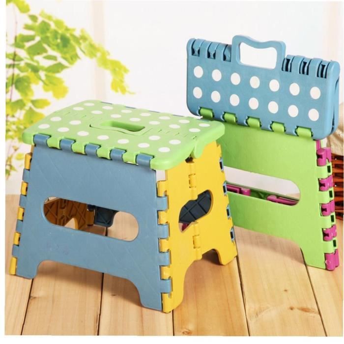 Hemore Tabouret pliant en plastique pliable Tabouret Tabouret pliable ...