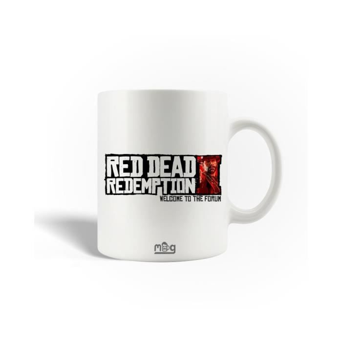 Mug en Céramique - Red Dead Redemption 2 - 30cl - Blanc - Compatible ...