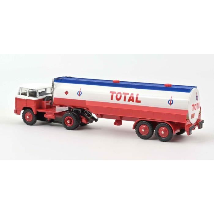 Camion UNIC avec Semi-Remorque Citerne Carburant TOTAL 1/43 Métal ...