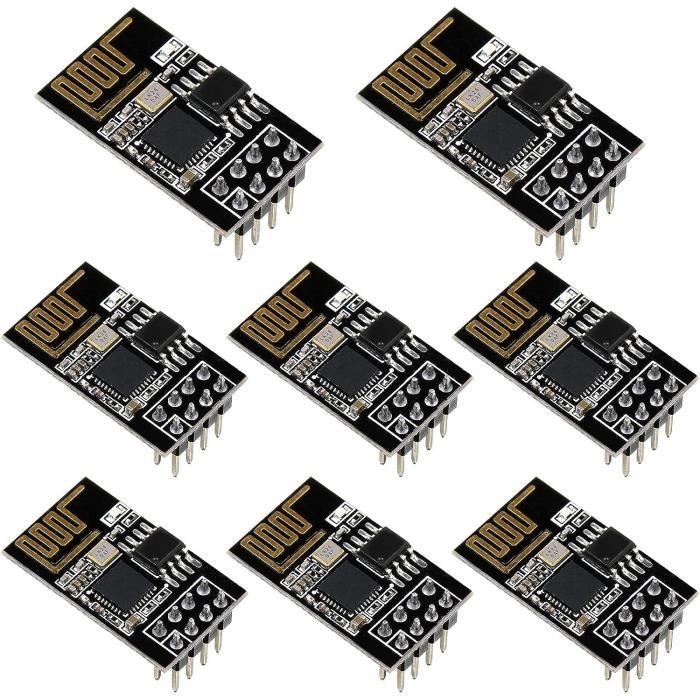 8 Pièces ESP8266 ESP-01S sans Fil WLAN WiFi Module Émetteur-Récepteur ...