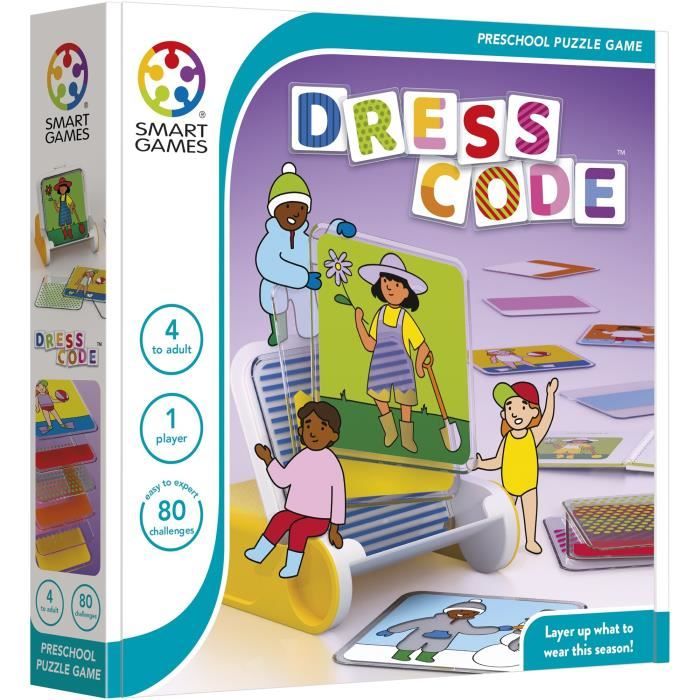 Smart Games Smartgames Dress Code (80 missions) - Cdiscount Jeux - Jouets