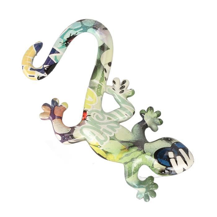 Sonew Décor mural Gecko Gecko – décoration murale en résine, couleurs ...