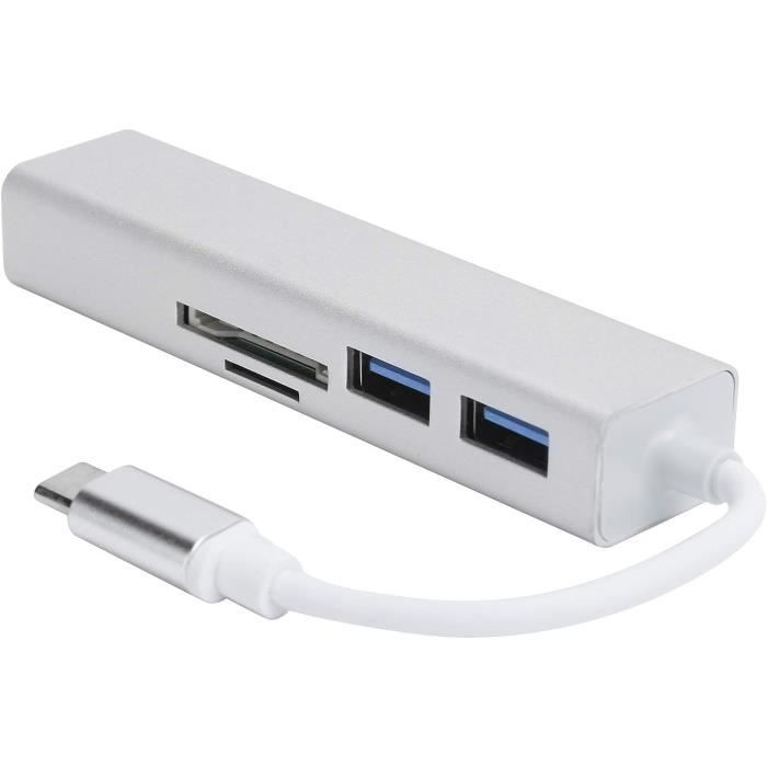 Hub Usb C, Avec 2 Ports Usb 3.0, Hub 5 En 1 Usb C, Adaptateur Multiport ...