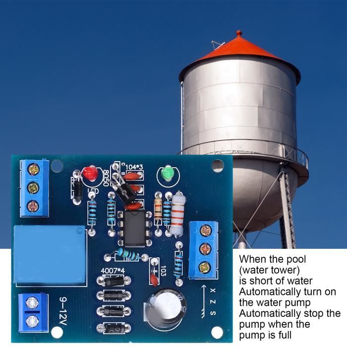 PAL Contrôleur automatique de niveau d'eau Module de contrôleur de ...