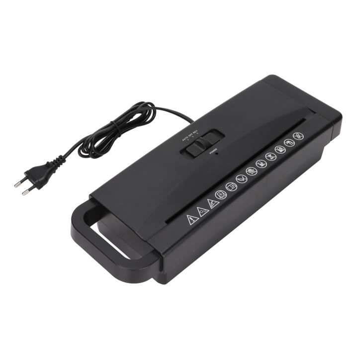 YOSOO Destructeur de bureau Déchiqueteuse de papier Protection contre ...