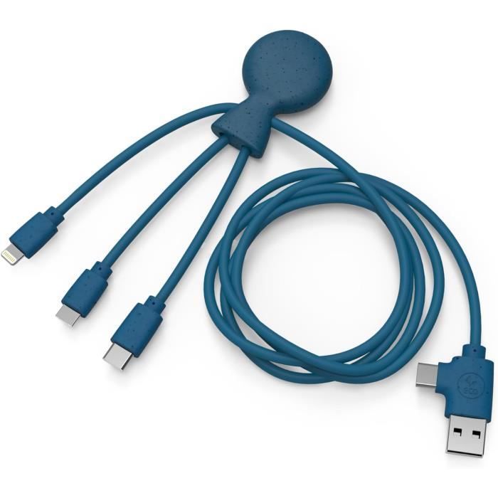 Câble Multi USB 4 en 1 en Forme de Pieuvre - Chargeur Universel en ...