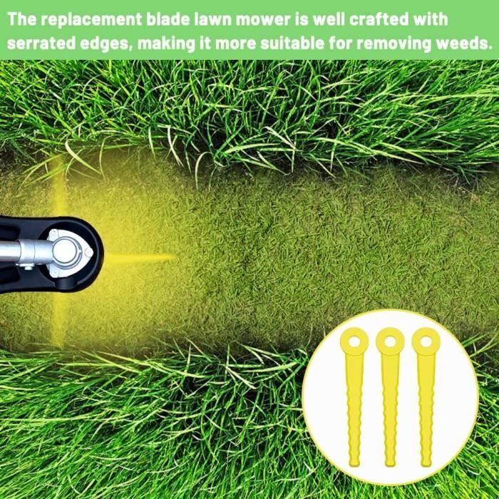 Lame Coupe Bordure, Lot De 20 Lame Tondeuse, Lame Tondeuse À Gazon ...