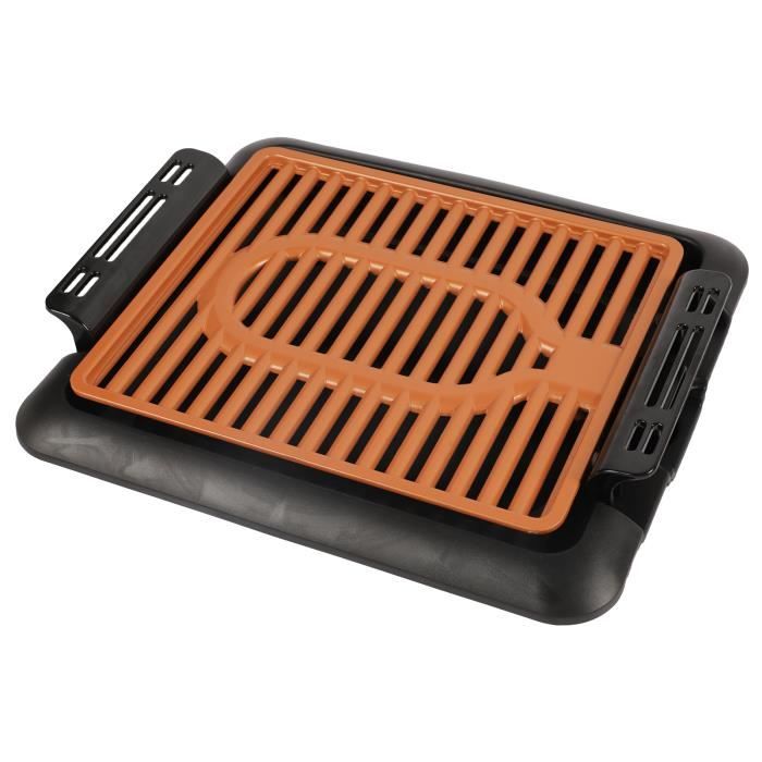 Grill électrique - Pwshymi - Barbecue intérieur - 1000W - Prise UE 220V ...