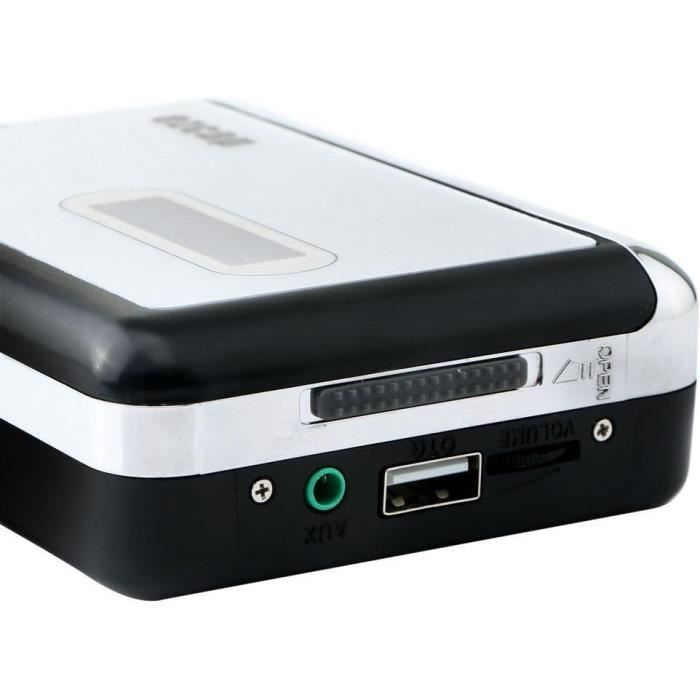 P02Cs Convertisseur Cassette Vers Mp3 Via Clé Usb Enregistreur Tape-To ...