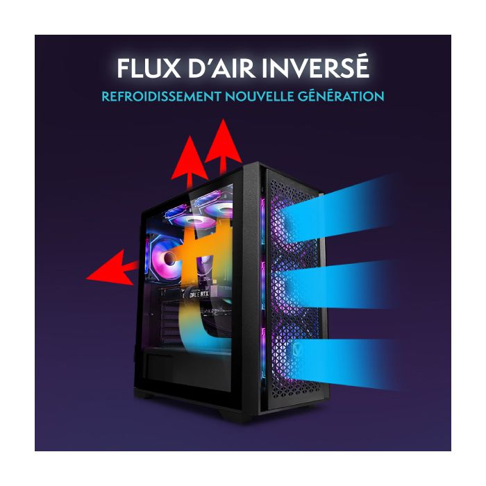 Vibox V-120 PC Gamer Complet • 23" Écran • Ryzen 5 5500 • RTX 5060 Ti ...