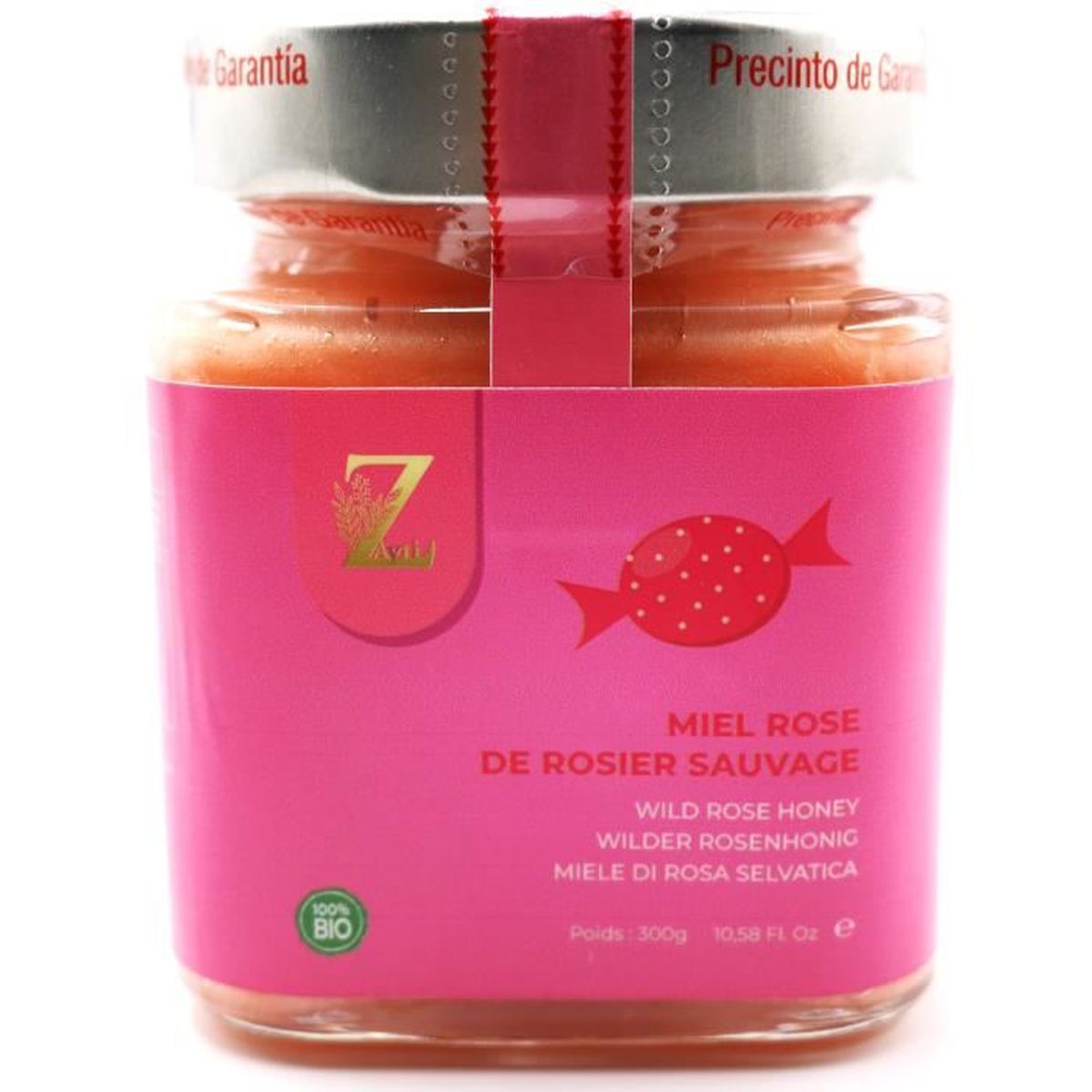 Miel Rose De Rosier Sauvage 100% pur & Naturel. Miel Cru Vraie Premium ...