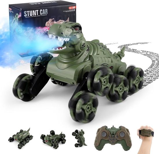 Voiture Télécommandée,Voiture De Cascade Rc 8Wd Avec Commande Manuelle,Voiture De Dérive Rc Avec ...