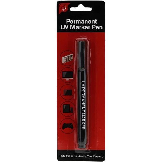 UV Ultra Violet permanent Sécurité Marqueur Crime Prevention Stylo[746 ...