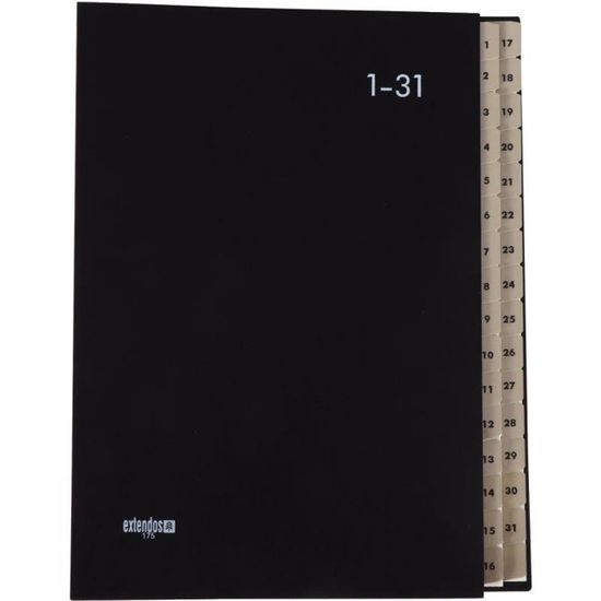 Trieur balacron numérique 31 compartiments noir - Cdiscount Beaux-Arts ...