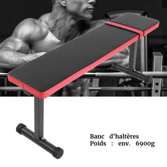 CES Banc de Musculation - Confortable - pour entraînement avec haltères ...