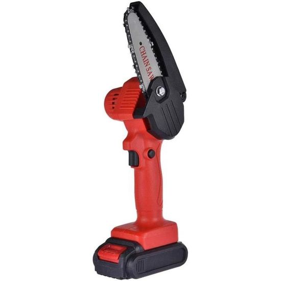 Tronçonneuse Scie électrique Mini à chaîne sans Fil avec illuminateur à ...