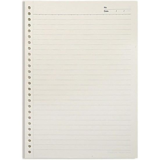 A4 - A5 - B5 Cahier De Notes De Feuilles En Vrac Rechargeable 4 Inners ...