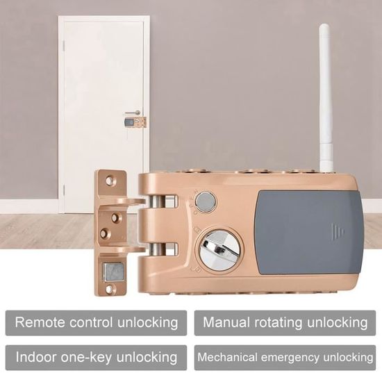 Verrouillage Intelligent keyless lock, compact design with four unlock ...