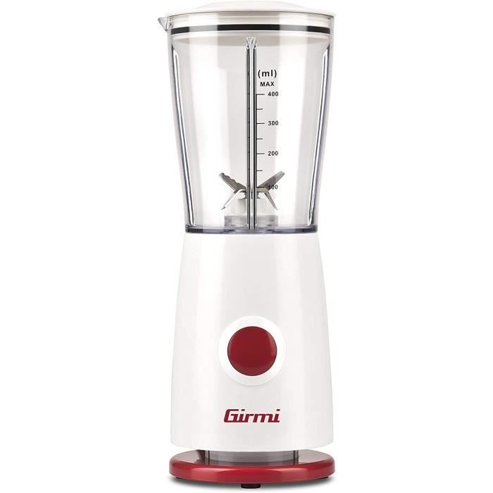Girmi FR03 Mixer Électrique170W4 Boiteux dans Acier INOX500 mlBlanc ...