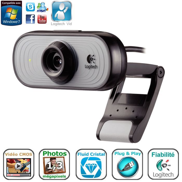 Logitech Webcam C100 - Cdiscount Informatique