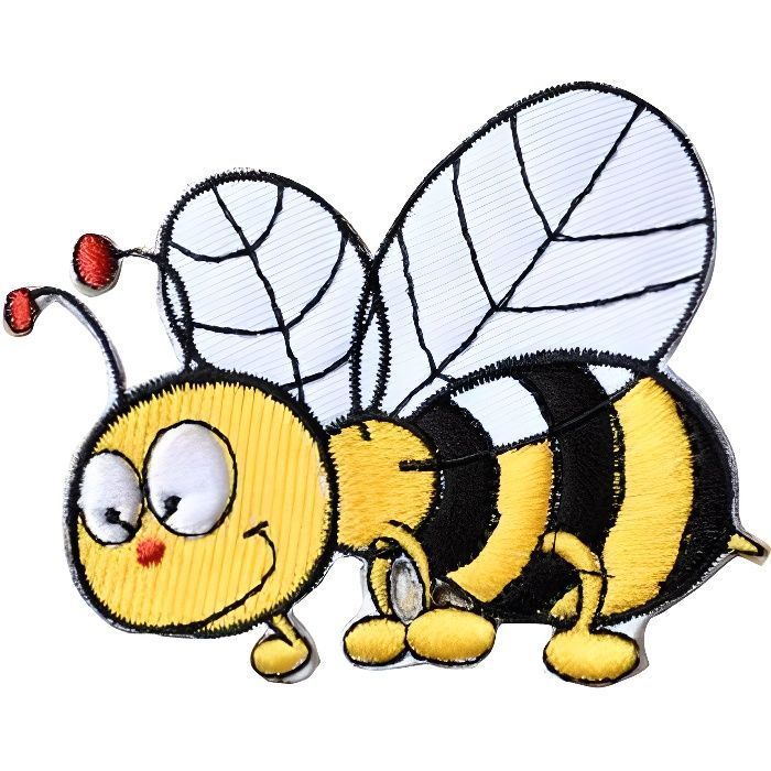 Patch Broderie Ecusson Coudre Sticker Forme de Petite Abeille Patch ...