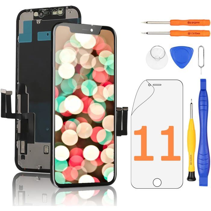 Écran LCD pour iPhone 11 6,1" FHD Ecran Tactile Vitre Complet ...