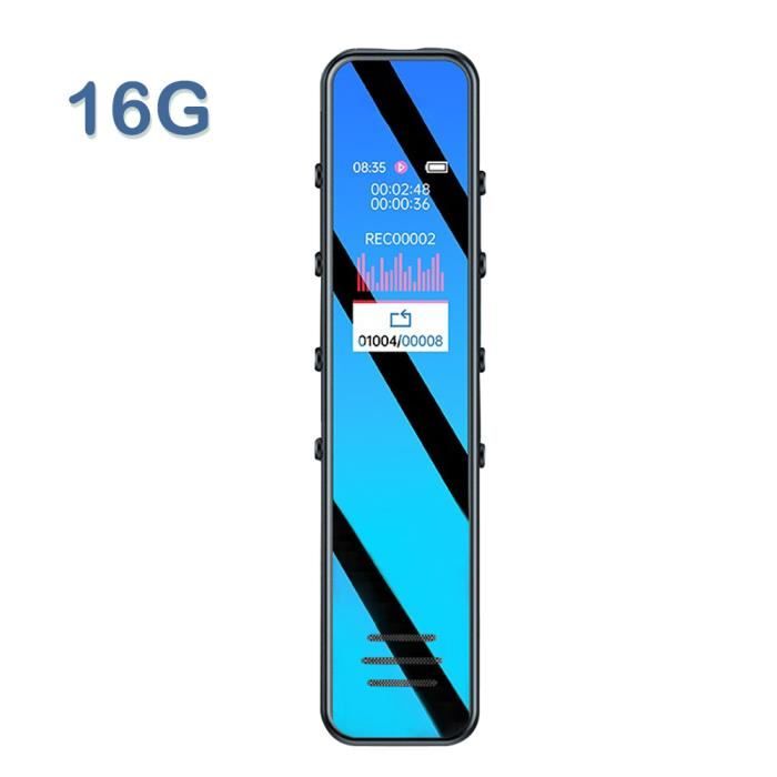 16G - Enregistreur'appel vocal activé par Bluetooth, Dictaphone ...