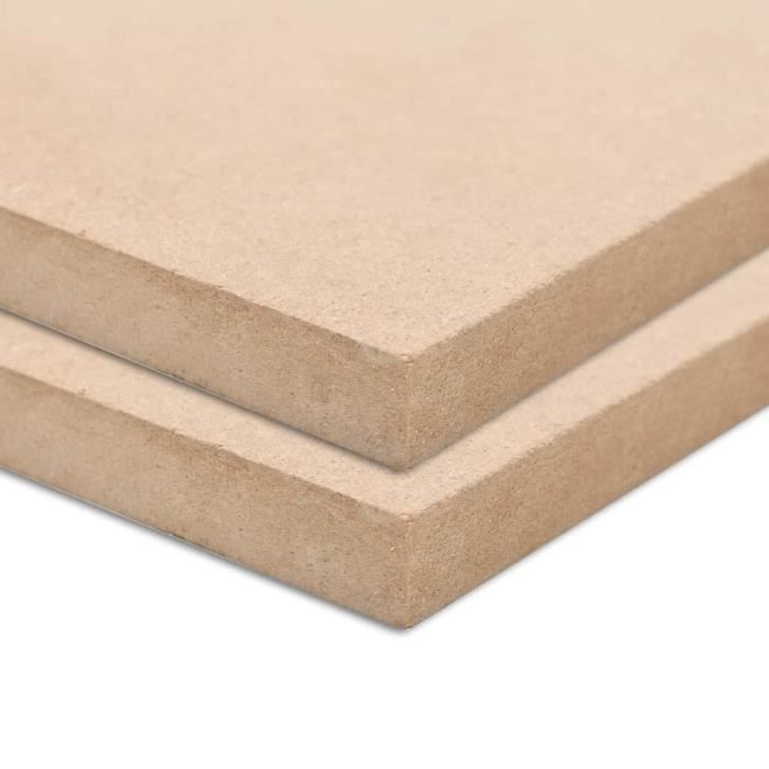 Plaques de MDF 2 pcs Rectangulaire 120x60 cm 12 mm - PLAQUE FUNERAIRE ...