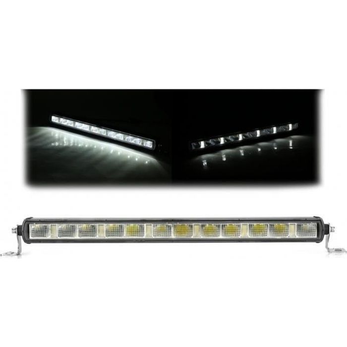 Barre LED - 52cm - SPOT Direct - 4800lm - 60W - 12V-24V - Cdiscount Auto