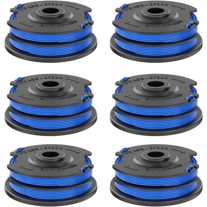 Lot De 6 Bobines De Rechange Pour Débroussailleuse Greenworks - Bobine De Fil De 8,3 M - Bobine ...
