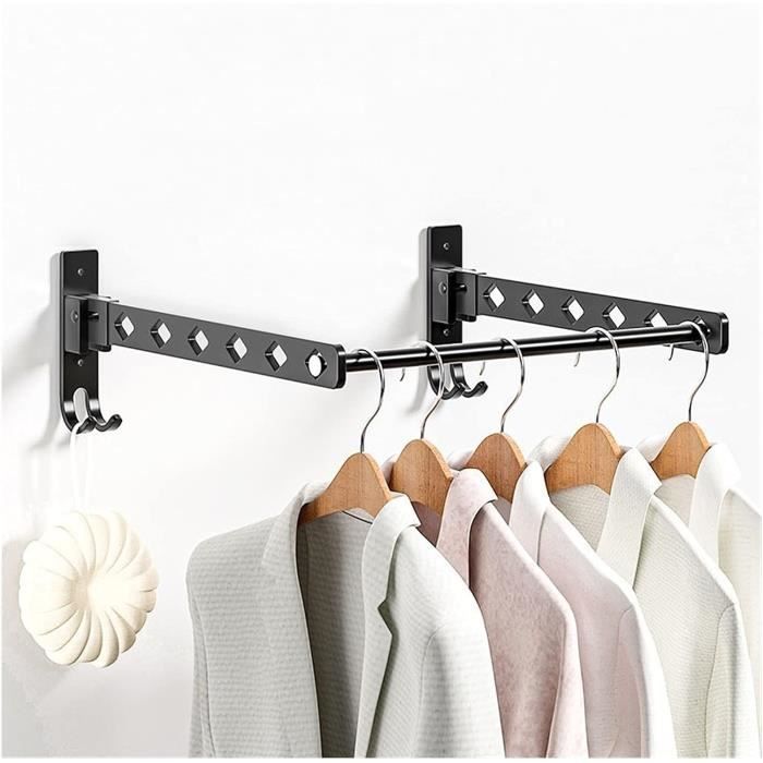 Pliable Clohes Cintre Etendoir Cintre Mural Pliant Organisateur De ...