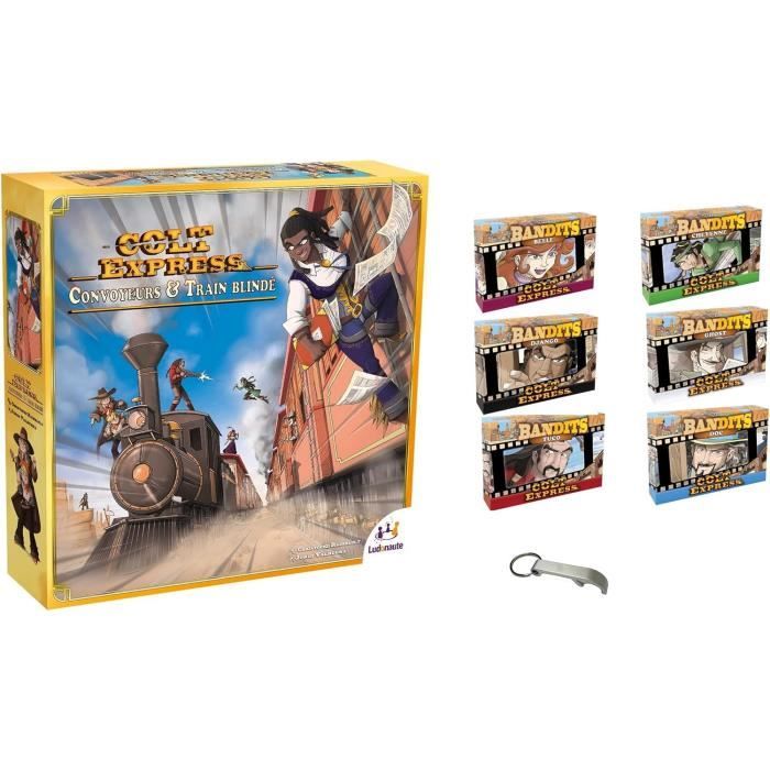 Lot Colt Express Convoyeur Et Train Blindé Version Française + 6 ...