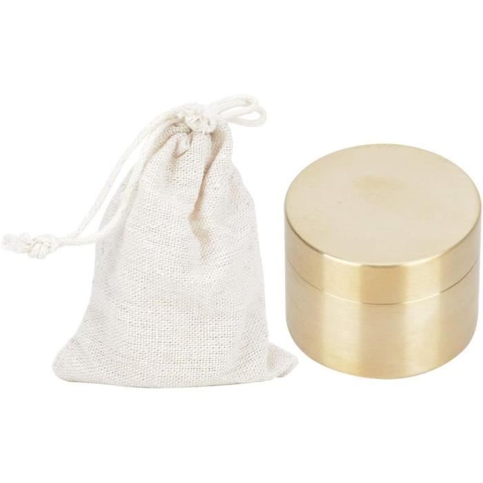 Boîte De Rangement Ronde En Laiton Étanche Pour L'Extérieur, Bijoux En ...