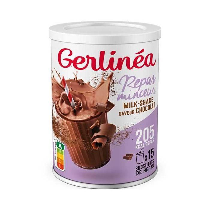 Gerlinéa Repas Minceur Milk-Shake Chocolat 436g - Cdiscount Au quotidien