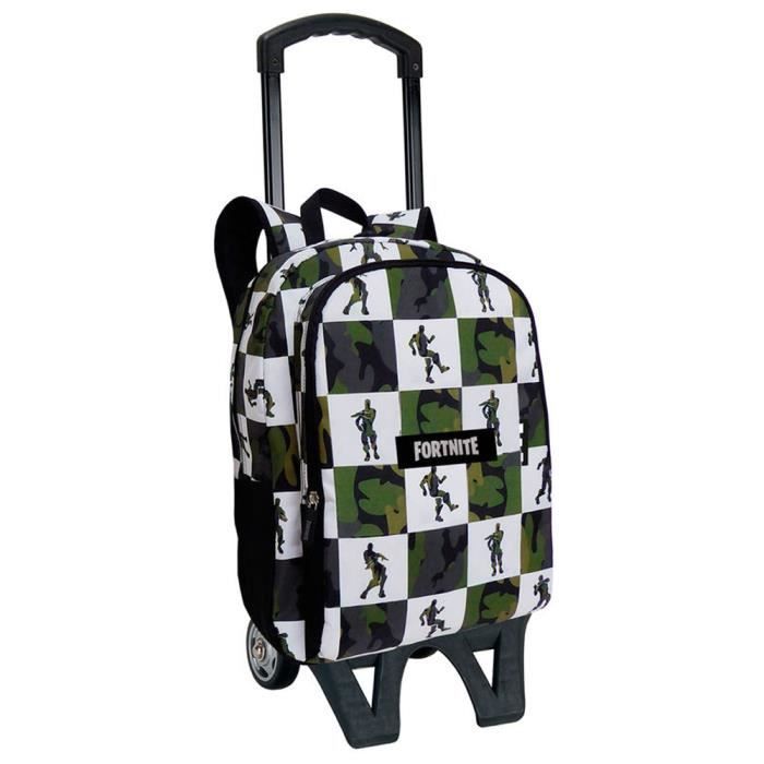 FORTNITE - Cartable trolley collège 43cm FORTNITE CITY Noir - Cdiscount ...