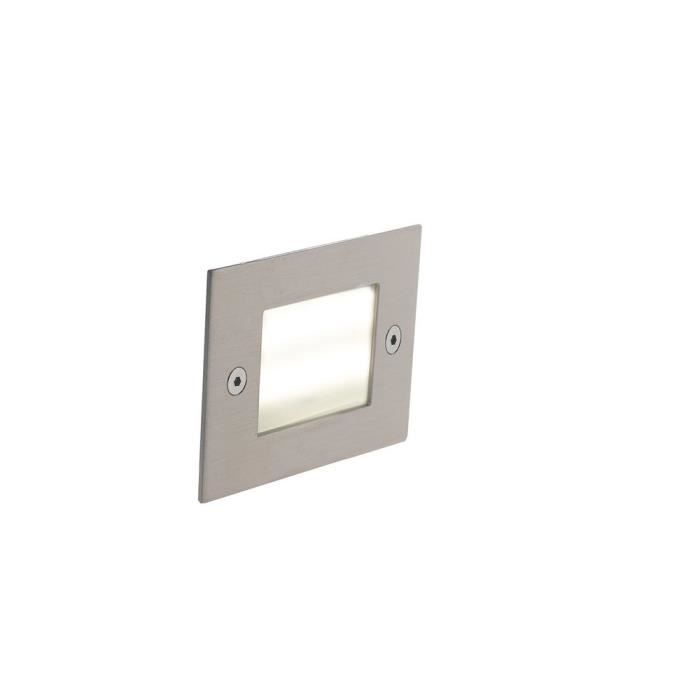 Fan Europe BOLTApplique Murale Encastrable Extérieur LED Nickel, IP54 ...