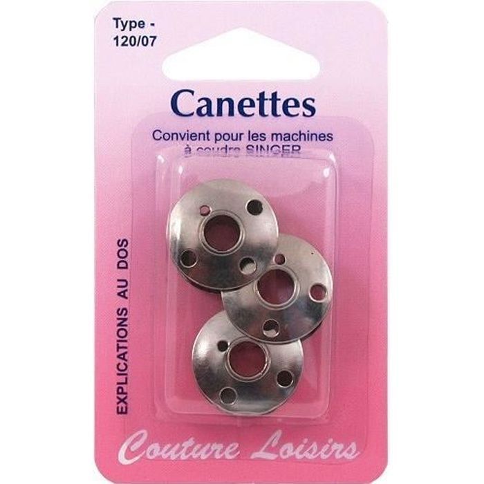 3 canettes metal pour machine à coudre singer automatique - Cdiscount ...
