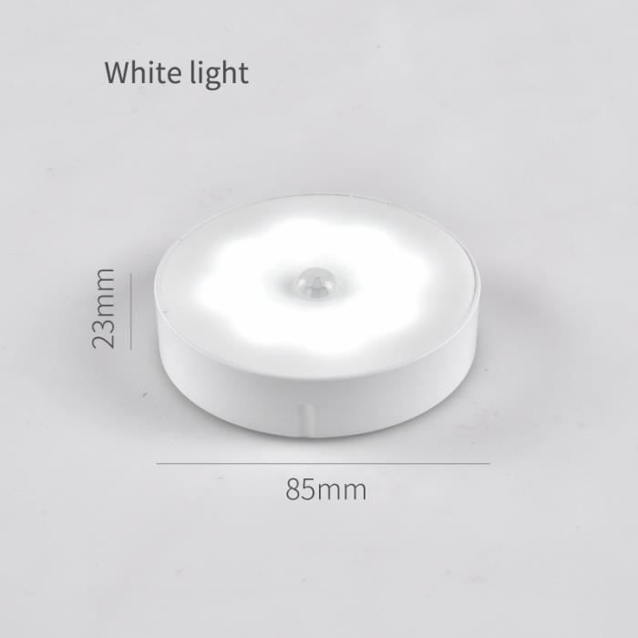 Veilleuse LED sans fil avec capteur de mouvement, lampe murale ...