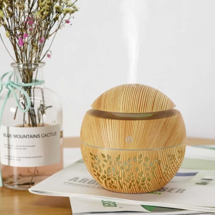 Vitrine Pour Collectionneur Wood Aromatherapy Diffuser Ultrasonic Nano ...