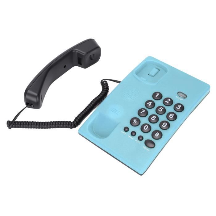 Duokon Téléphone filaire de bureau KXT504 Téléphone Filaire Téléphone Fixe Filaire avec Fonction ...