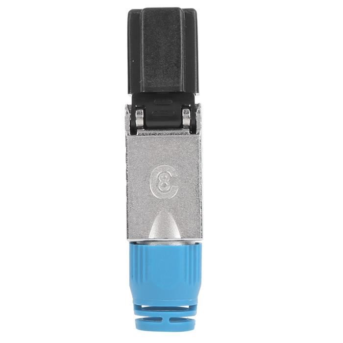 Connecteur blindé CAT8 Port unique sans outil étanche pour le système ...