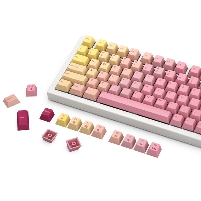 Keycaps - Glorious - Pink Grapefruit - Filaire - Rose - Forge Gaming PC ...