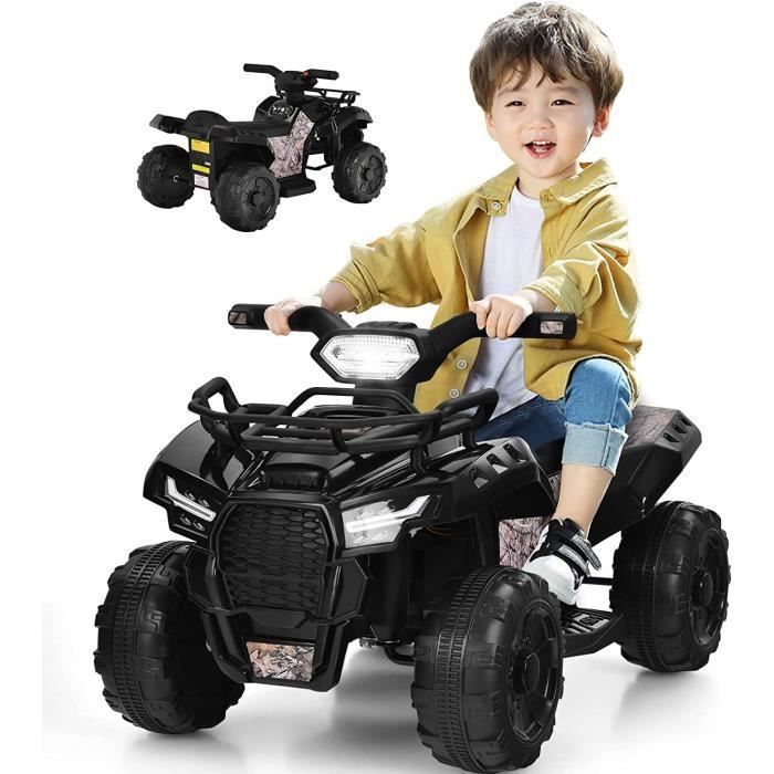 Quad Buggy Électrique Enfants 1,5-3 Ans 6V, Effets Sonores Lumineux LED ...